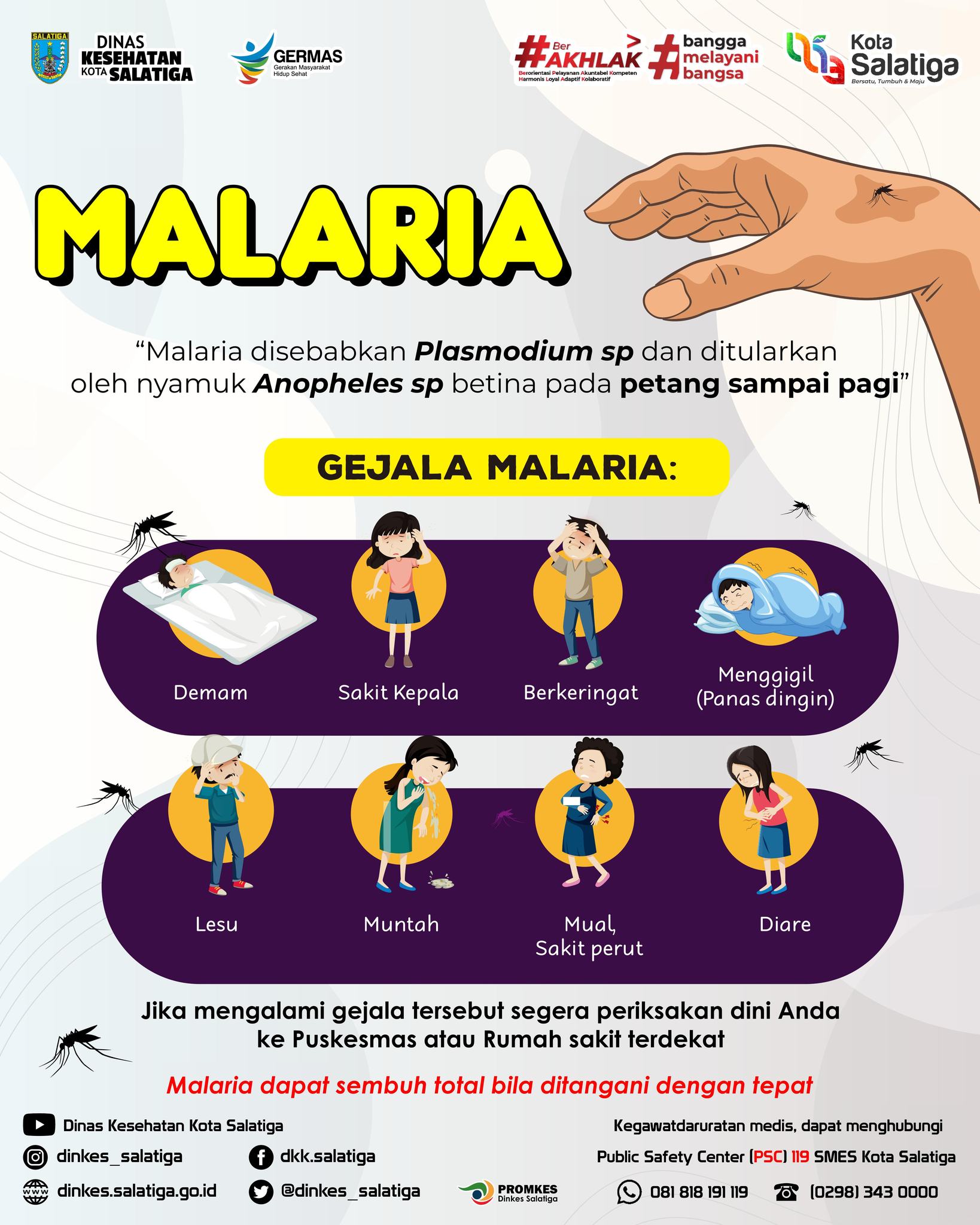Waspada Gigitan Nyamuk Malaria – Dinas Kesehatan Kota Salatiga