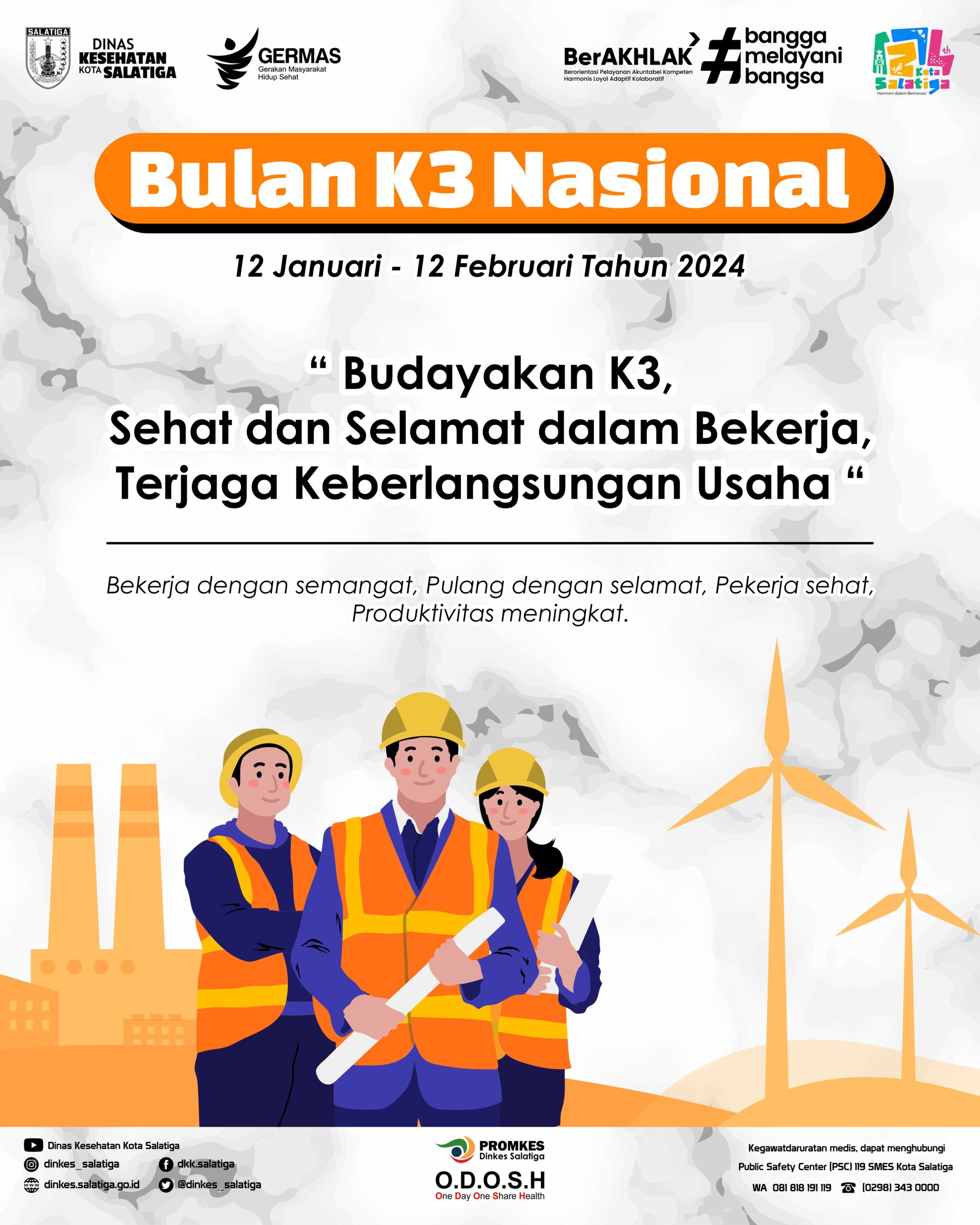 Bulan K3 Nasional – Dinas Kesehatan Kota Salatiga
